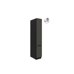 K&uuml;chen-Preisbombe K&uuml;chen Apothekerschrank 30 cm ARIA Graphite Anti Fingerprint K&uuml;chenzeile K&uuml;chenblock