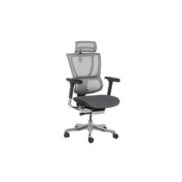 Ergohuman IOO ELITE 2 Ergonomischer B&uuml;rostuhl &ndash; Schwarz/Grau