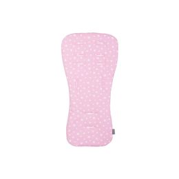 Chipolino Kinderwagen Sitzeinlage Universalsitzunterlage Baumwolle atmungsaktiv rosa