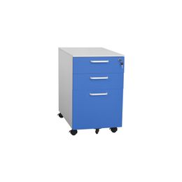 Carmen CR-1273 L SAND Rollcontainer &ndash; Blau