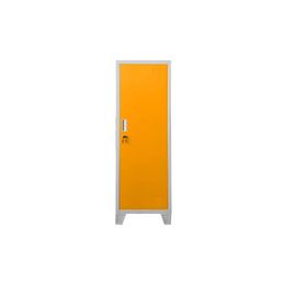 Carmen CR-1604-1 JZ Spind aus Metall &ndash; Grau/Orange