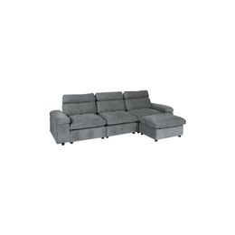 Carmen POKO Ecksofa &ndash; Dunkelgrau