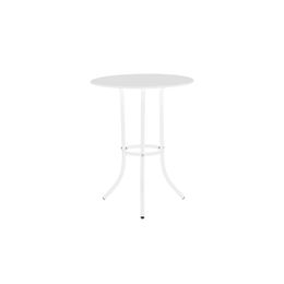 Carmen NIGER D 60 Gartentisch &Oslash; 60 cm &ndash; Wei&szlig;