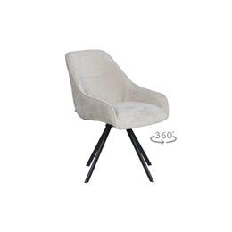 2er-Set Carmen MARSALA Esszimmerstuhl &ndash; Beige