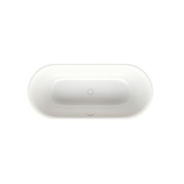 Bette BetteLux Oval Badewanne 3465-440PLUS Glasur, snow, 170x75x45cm