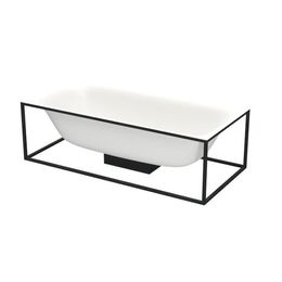 Bette BetteLux Shape Freistehbadewanne 3453-440PLUS 190x90x45cm, snow, Glasur Farbgruppe 2