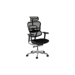 Ergohuman ELITE 2 Ergonomischer B&uuml;rostuhl &ndash; Schwarz