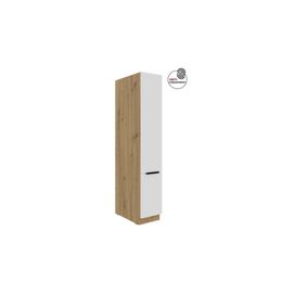 K&uuml;chen-Preisbombe K&uuml;chen Apothekerschrank 30 cm ARIA Wei&szlig; Anti Fingerprint K&uuml;chenzeile K&uuml;chenblock