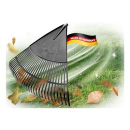 Novatool 2X Laubbesenkopf , Laubbesen mit 30 Kunststoff-Zinken , Rechen Arbeitsbreite 75cm , Laubrechen , Gartenbesen , Rasenrechen , Harke , Gartenharke , Landschaftsbesen , Gartenger&auml;t ohne Stiel , Schwarz