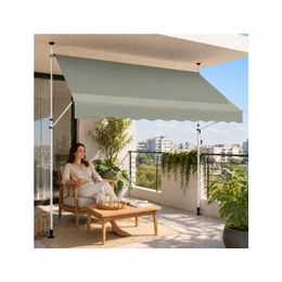 Strattore Klemmmarkise / Balkonmarkise Sonnenschutz 350 cm - Matcha Gr&uuml;n