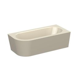 Bette BetteStarlet V Silhouette Badewanne 6700-001CELVK pergamon, 185x85x42cm, mit Sch&uuml;rze