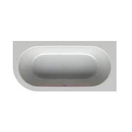 Bette BetteStarlet V Silhouette Badewanne 6720-002CELVK manhattan, 195x95x42cm, mit Sch&uuml;rze