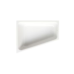 Bette BetteSpace L Badewanne 1132-440PLUS 170x130x42cm, Ecke links, Glasur, snow