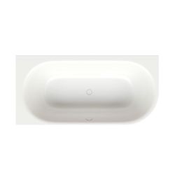 Bette BetteLux Oval Silhouette Badewanne 3427-440CERVS snow, 195x95x45cm