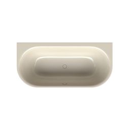 Bette BetteLux Oval Silhouette Badewanne 3416-001CWVVS pergamon, 180x85x45cm, freistehend
