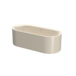 Bette BetteLux Oval Silhouette Badewanne 3466-001CFXXS pergamon, 180x80x45cm, freistehend