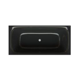 Bette BetteLux Shape Freistehbadewanne 3453-056 190x90x45cm, schwarz, schwarz