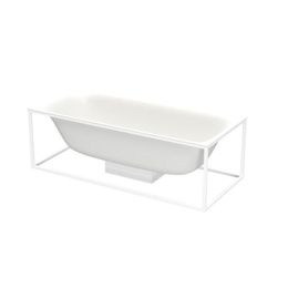 Bette BetteLux Shape Freistehbadewanne 3452-440PLUS 180x80x45cm, snow, Glasur Farbgruppe 2