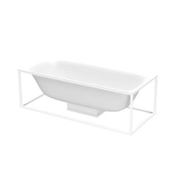 Bette BetteLux Shape Freistehbadewanne 3452-000 180x80x45cm, wei&szlig;, Wei&szlig;