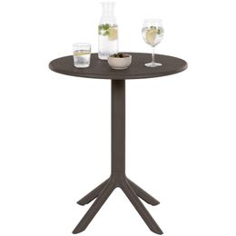 CLP Tisch Lacota rund 60 cm - Farbe: taupe