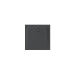 Bette BetteUltra Duschwanne 5940-400AE 100x100x2,5cm, Antirutsch/Pro, raven