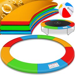 Kesser&reg; - Trampolin Randabdeckung &Oslash; 244 , 305 , 366 , 426 cm , 30cm breit 100% UV-best&auml;ndig rei&szlig;fest Federabdeckung , Gr&uuml;n , Blau