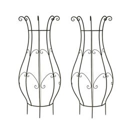 HTI-Living Rankgitter Bauchig Verena 2er-Set