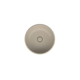 Bette BetteBalance Aufsatz-Waschtisch A248-424PW 42,5x42,5x14,3cm, PW, sand