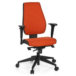 hjh OFFICE Profi B&uuml;rostuhl PRO-TEC 500 Stoff mit Armlehnen (h&ouml;henverstellbar)