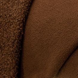 buttinette Doubleface-Teddy-Fleece, braun