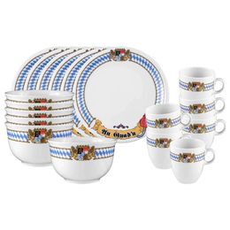 Seltmann Weiden Fr&uuml;hst&uuml;cks-Set Compact Bayern 18-tlg.