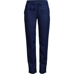 LANDS' END Leinen-Jogginghose f&uuml;r Damen, Damen, size: regular, Blau, Leinen, by Lands' End