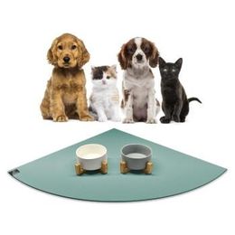 SANOZOO &reg; - Napfunterlage Eckrund - Made in Germany petrol 60 cm, 60 cm
