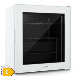 Klarstein IceAge 88 Gefrierschrank 88 Liter Volumen EEK E 3 Etagen Thermostat Glasfront Wei&szlig; 88 Liter