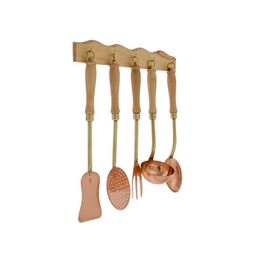 ich-zapfe K&uuml;chenset, Kochbesteck set - Mit Holzhalter