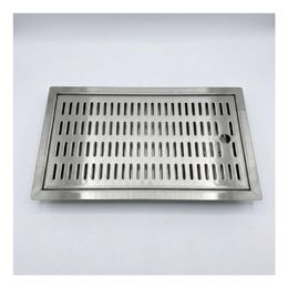 ich-zapfe Tropfblech, Abtropfblech, Tropfschale - CNS zum Einlassen, 480 x 313 mm