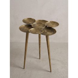 Beistelltisch Aluminium Gold &Oslash; 46x55 cm - CARMONA KADIMA DESIGN