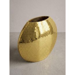 Tischvase Eisen Gold 40x10x35 cm - BERLENGA KADIMA DESIGN