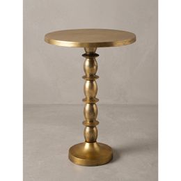 Beistelltisch Aluminium Gold &Oslash; 40x56 cm - ALVOR KADIMA DESIGN