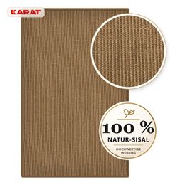 Karat Sisal-Teppich auf Ma&szlig; Goa Taupe