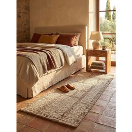 L&auml;ufer Hoch-Tief Natur 80 x 230 cm - GANNEL KADIMA DESIGN
