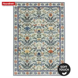 Floordirekt Wohnteppich Cascada Eleganter Teppich mit Blumen-Design in harmonischen Farben