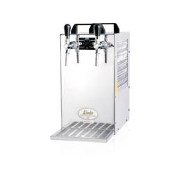ich-zapfe Zapfanlage, Bierzapfanlage Kontakt 70/K, 2-leitig Trockenk&uuml;hlger&auml;t aus Edelstahl, 90 Liter/h, mit Membranpumpe, Green Line