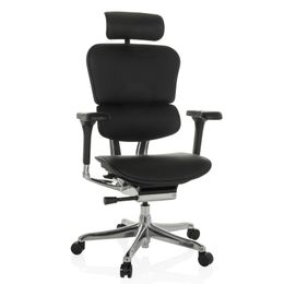 hjh OFFICE Luxus Chefsessel ERGOHUMAN GEN2 Leder mit Armlehnen (h&ouml;henverstellbar)