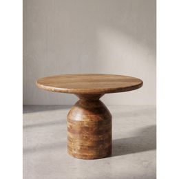 Couchtisch Mango Massivholz &Oslash; 60x41,5 cm - ATRANI KADIMA DESIGN