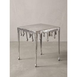 Beistelltisch Aluminium Silber 45,5x45,5x51 cm - GARD KADIMA DESIGN