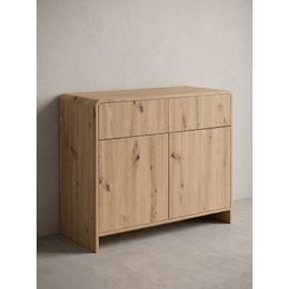Sideboard MDF Eichenoptik 88x40x76 cm - CALELLA KADIMA DESIGN