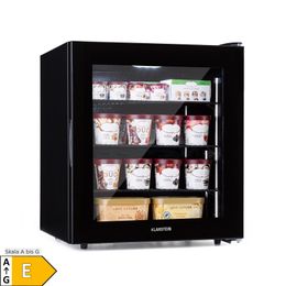 Klarstein IceAge 88 Gefrierschrank 88 Liter EEK E 3 Etagen Thermostat Glasfront