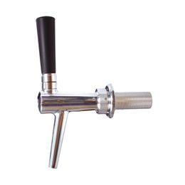 ich-zapfe Kolbenschankhahn C-TAP aus Chromnickelstahl, NW 10 mm, poliert, Length:55 mm