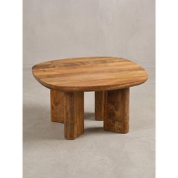 Couchtisch Mango Massivholz 60x60x32 cm - NOVELDA KADIMA DESIGN